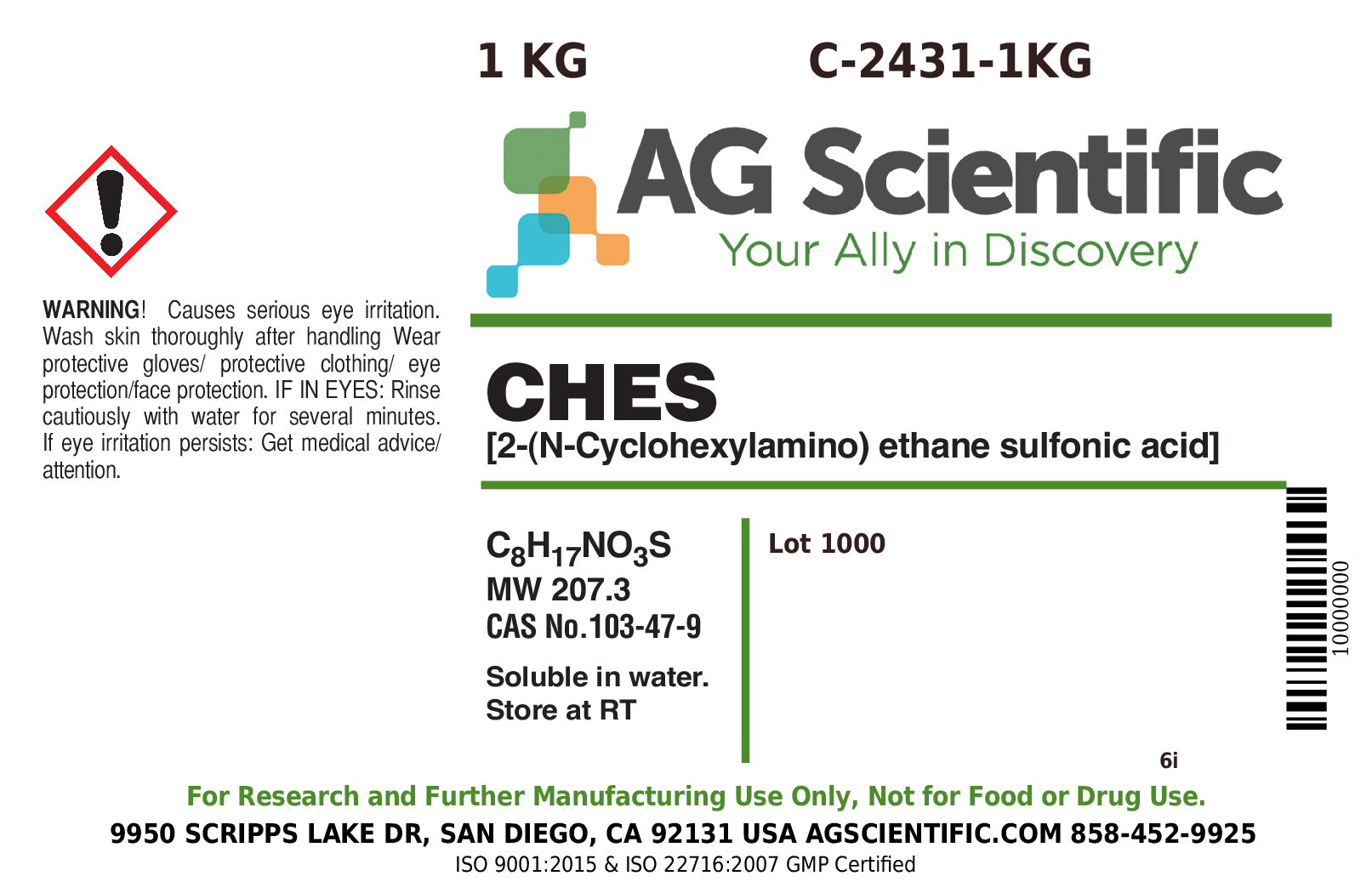 C-2431-1KG - CHES, 1 KG