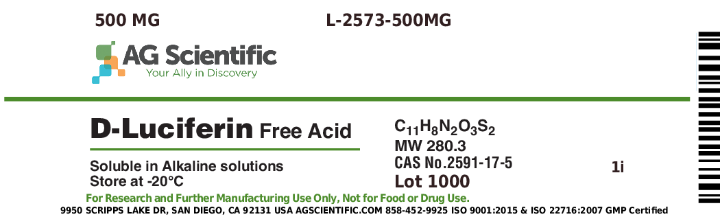 L-2573-500MG - D-Luciferin, Free Acid, 500 MG