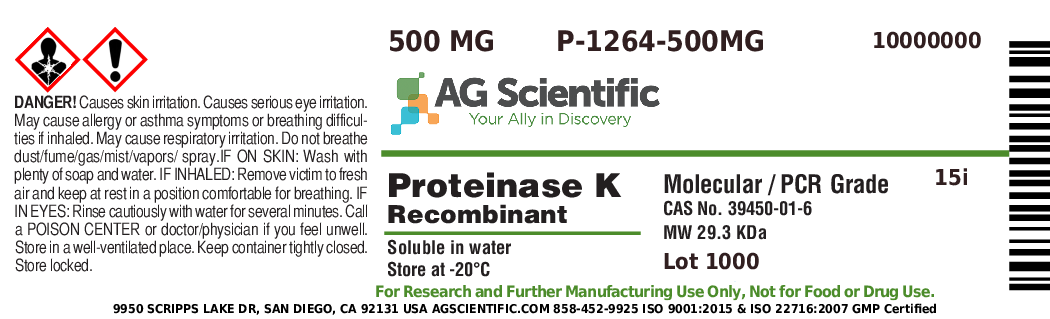 P-1264-500MG - Proteinase K (Recombinant), 500 MG