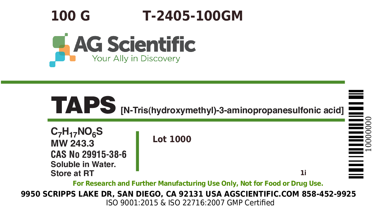 T-2405-100GM - TAPS, Free Acid, 100 G