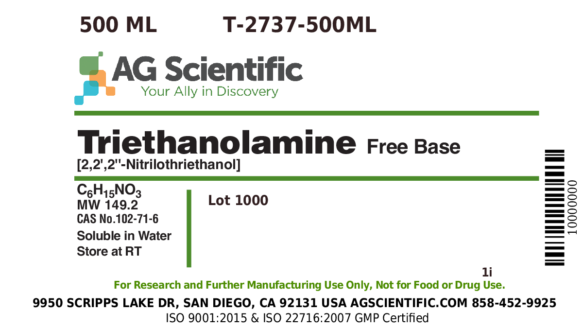 T-2737-500ML - Triethanolamine, 500 ML